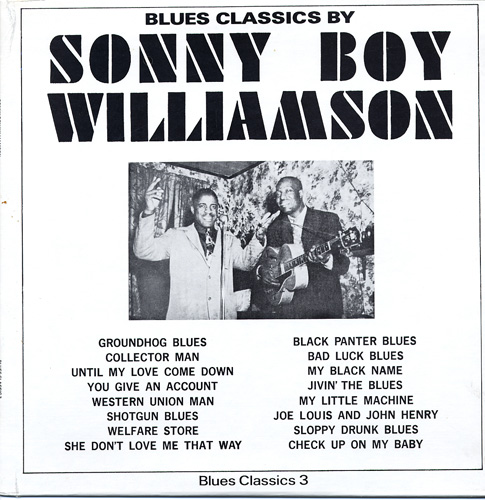 Sonny Boy Williamson 1937-1941 Vol. 1 / Blues Classics LP BC 3 – Down Home Music Store
